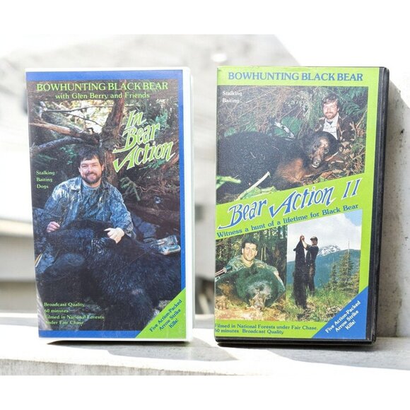 Big Bull Productions | Media | In Bear Action Ii Bowhunting Vhs Set Of ...
